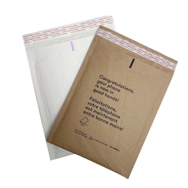 Quality Honeycomb Structure Paper Padded Mailer Recyclable Custom Padded Envelopes for sale