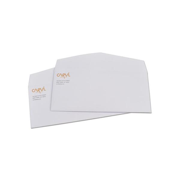 Quality 80gsm White Business Envelopes Customized White Paper Envelopes Durable With Offset Papers for sale