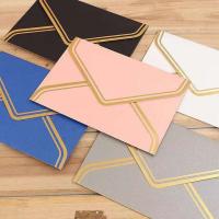 Quality Business Kraft Paper Envelope Hot Stamping Greeting Card Envelopes Western Style for sale