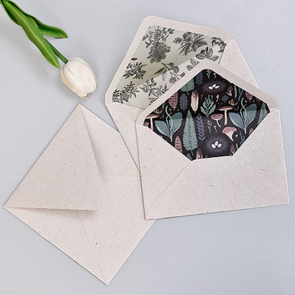 Quality Colored Kraft Wedding Envelopes Business Craft Paper Envelopes Tear Resistant for sale