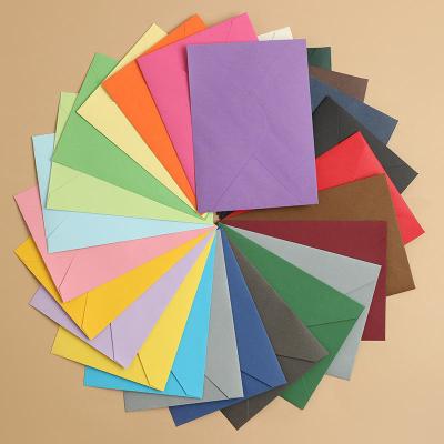 China Solid Color Kraft Paper Envelope 80gsm / 100gsm /120gsm Custom Logo Envelopes for sale