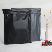 Quality Customized Courier Mail Bags Black Custom Poly Mailers With Logo for sale