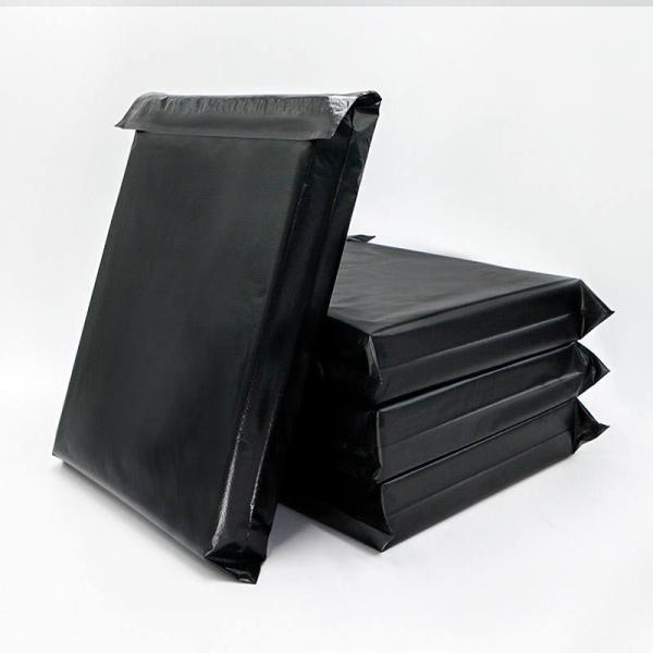 Quality Customized Courier Mail Bags Black Custom Poly Mailers With Logo for sale