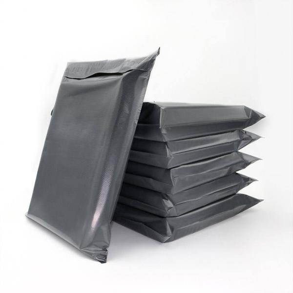 Quality Customized Courier Mail Bags Black Custom Poly Mailers With Logo for sale