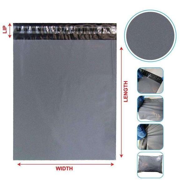 Quality Luxury Poly Mailer Bag Gray Poly Shipping Mailers Matte For Clothing for sale