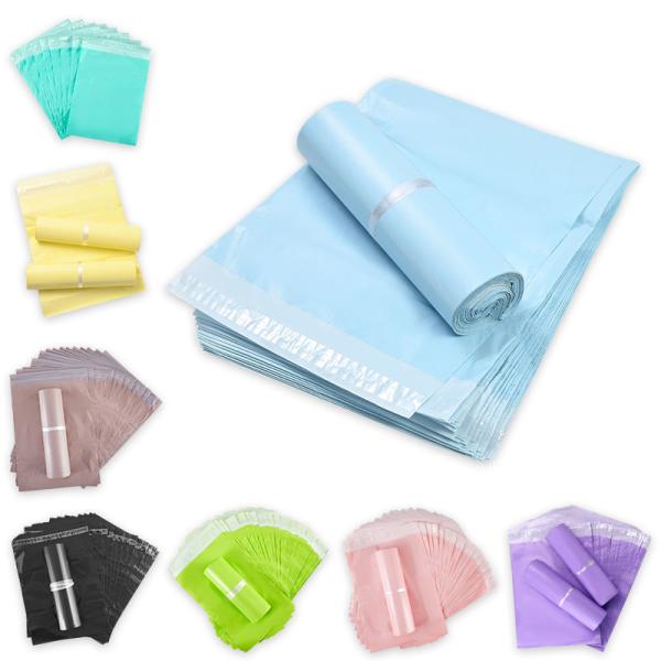 Quality Recyclable Colorful Poly Mailers Eco Friendly Compostable Shipping Bags for sale