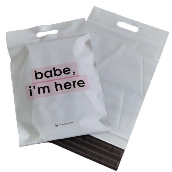 Quality Biodegradable Compostable Poly Mailer Reusable Custom Postage Satchels Waterproof for sale