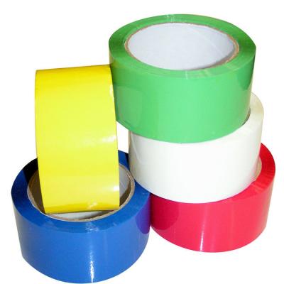 China Colored Packing Bopp Packing Tape  2" X 60 Yards 2.8 Mil Thickness Green Custom Waterproof for sale
