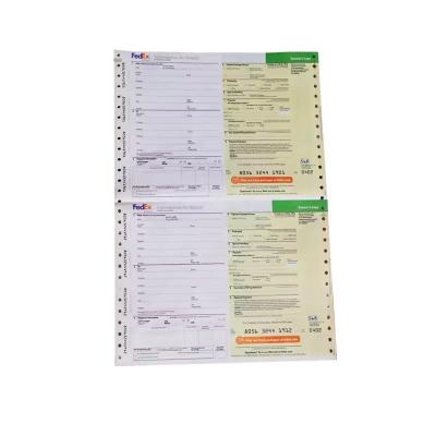 China Consignment Note Logistic Courier International Barcode Express Waybill Air Waybill for sale