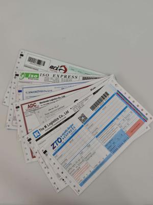 China Courier Air Waybill Paper For Express Barcode Scan With DHL FedEx UPS USPS For Waybills for sale