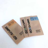 Quality Three Side Sealed Kraft Paper Bag Customized Small Brown Paper Bags Biodegradabl for sale