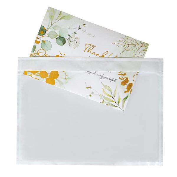 Quality A4 A5 Mailing Label Pouches Clear Self Adhesive Packing Slip Pouch For Packing Slips Invoice Label for sale