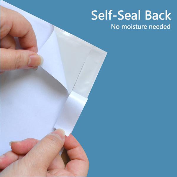 Quality A4 A5 Mailing Label Pouches Clear Self Adhesive Packing Slip Pouch For Packing for sale