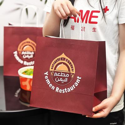 China Eco-Friendly Kraft Paper Bag for Shopping and Packaging Waterproof Multiple Extrusion Processing Type for sale