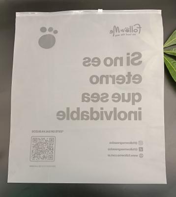 China Scheurvaste Transparante Zelfsluitende CPE Ritssluiting Zachte Zak Voor Kledingverpakking Te koop