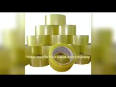 Acrylic BOPP Adhesive Tape Custom No Low Noise Packaging Tape Clear With Logo
