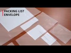 Transparent Packing List Envelope Waterproof Packing List Pouch Dustproof