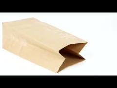 Recycled Kraft Paper Bag Eco Friendly Kraft Bags Brown With Die Cut Handle