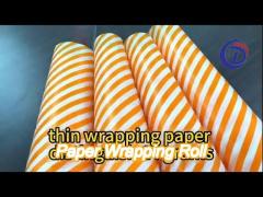 Paper Wrapping Roll Gift Wrapping 17gsm Blue Colored Paper Tissue Paper