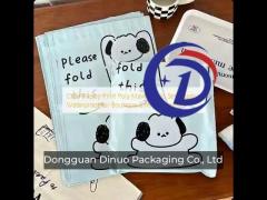 cute puppy print poly mailer bags self sealing waterproof for boutique small business