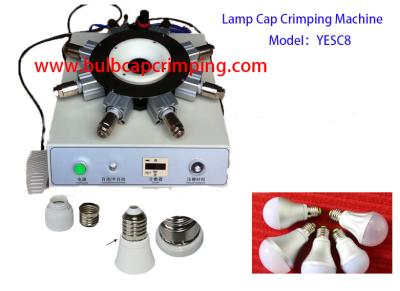 Cina Macchina di piegatura del cappuccio della lampada E40 per il cappuccio della lampadina del LED che perfora con un ago di 12 Pin in vendita