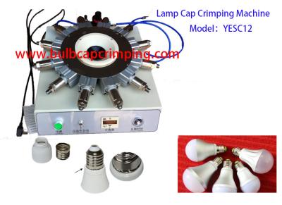 Cina Punzonatrice di piegatura del cappuccio della lampada per la perforazione del piegatore del cappuccio della lampadina di E14 B22 LED in vendita