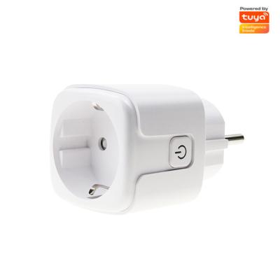China Wifi smart EURO plug 16A ,with tuya app+power monitor for sale