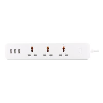 China 3 Way + USB Multi-function 10A WiFi Smart Power Strip Power Metering Function for sale