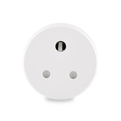 China Indian Standard 10A WiFi Smart Plug with Power Metering Socket for sale