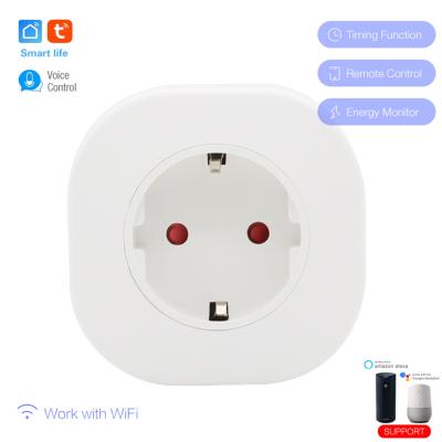 China WiFi Smart Plug 16A 220V Remote Control Outlet Works with Alexa Google Home for sale
