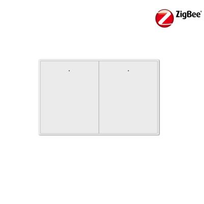 China No Neutral ZigBee 16A US 2 Gang Smart Touch Switch for sale