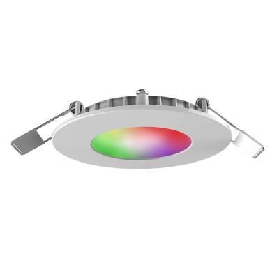 China Smart SigMesh Downlight RGB+CCT 12W 120V Dimmable LED Ceiling Light for sale