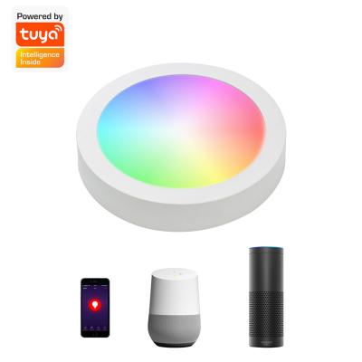 China 12W 6 Inch Smart LED Panel Light WiFi Bluetooth Zigbee Surface Mounted Recessed for sale