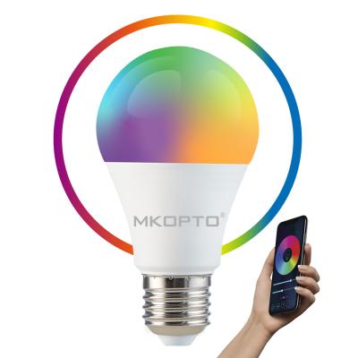 China A60 Smart Bulb RGBWWCW 9W E27 LED Light Bulb WiFi Compatible for sale