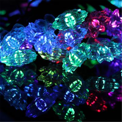 China Snowflake Lights String Outdoor Wi-Fi Smart Patio Light Alexa Garden Party Decoration for sale