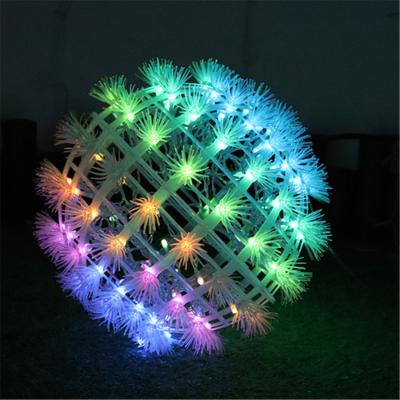 China Smart Dandelion Lights 12V LED Outdoor Garden Decorative String Lights 10m for sale