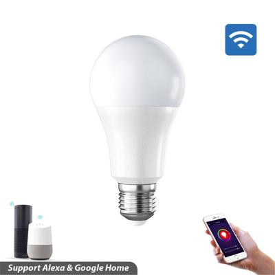 China 6W A60 CCT RGB Smart LED Bulb E27 WiFi App Control Dimmable for sale