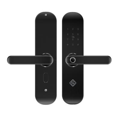 China Zigbee Smart Door Lock Unlock by Password, Fingerprint, Card, App, Key for sale
