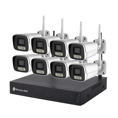 China 8CH wireless outdoor 2MP wifi CCTV security camera NVR kit(US-WC208K01) for sale