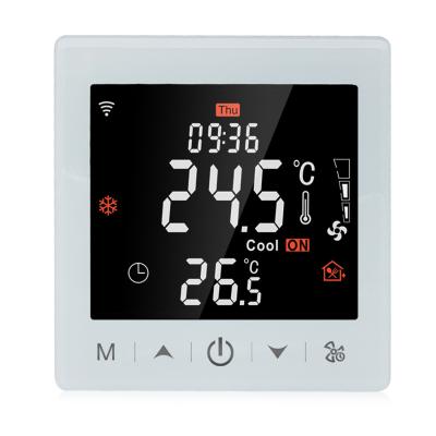 China R9W.843 Original Manufacturer Smart WiFi/485 Modbus Fan Coil Thermostat for 2-pipe System Working with Alexa and Google for sale