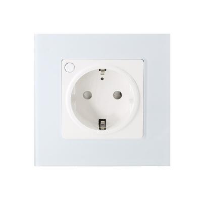 China Tuya Amazon Google Alexa App Timer Remote Control Smart Wall Power Socket for sale