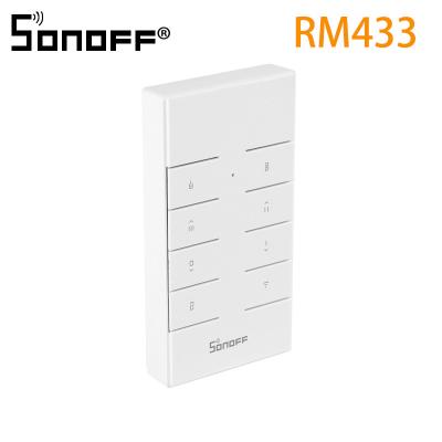China SONOFF RM433 Smart Home Remote Controller Updated Version 433MHz RF Compatible with BasicRf Slampher 4CH Pro R2 TX Series for sale