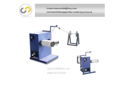 China Twisted paper rope winding machine, round rope rewinding machine for sale