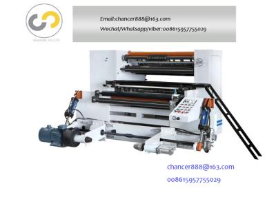 China 300m/minute High speed jumbo roll slitting rewinding machine for paper, plastic film for sale