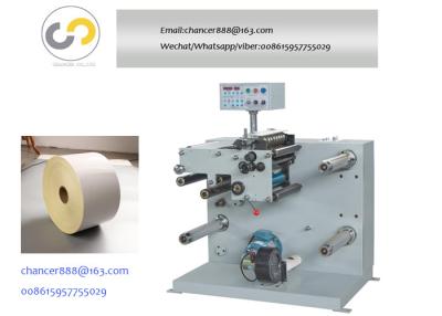 China Automatic label slitting and rewinding machine with counting, blank label cutting machine for sale