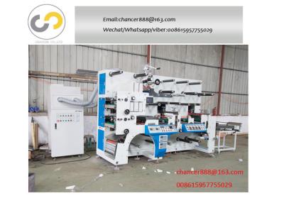 China Automatic multifuctional label flexo printing machine with 2 set die cutting station for sale