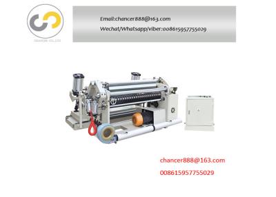 China Automatic central drum surface slitting and rewinding machine, straw slitter for sale