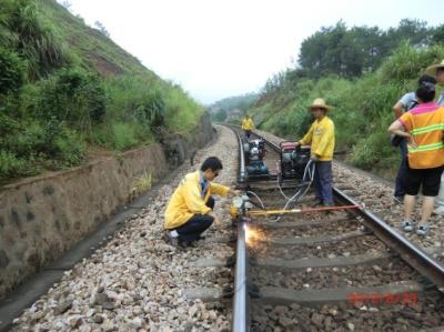 China Plasma metal cutting machine/rail cutter/track cutter/rail cutting machine(NLGK-60) for sale