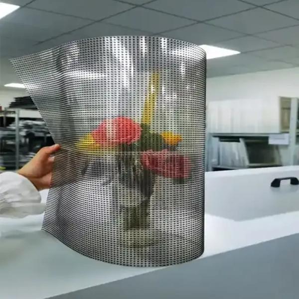 Quality Transparent Flexible Film LED Display P8 Outdoor LED Screen Water Resistant for sale