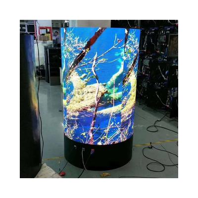 China Flexible Programmable LED Display Module , Curved LED Screen Wall P2.5 for sale